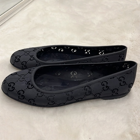 Gucci | Shoes | Navy Blue Rubber Gucci Pool Shoes | Poshmark